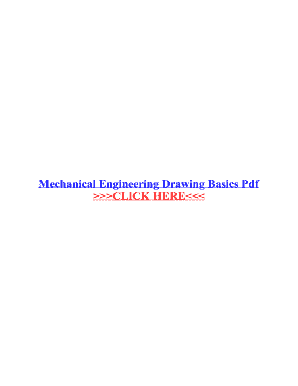 Fillable Online Mechanical Engineering Drawing Basics Pdf Fax Email ...