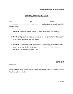 Fillable Online On Non Judicial Stamp Paper of Rs 10/- Fax Email Print ...