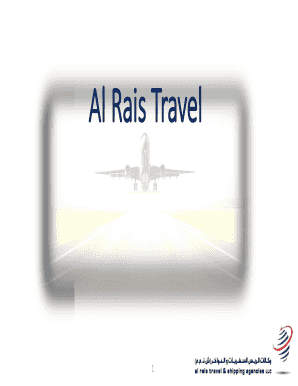 Fillable Online Al Rais Travel Fax Email Print - pdfFiller