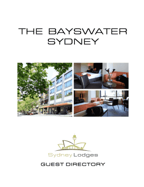Fillable Online THE BAYSWATER Fax Email Print - pdfFiller