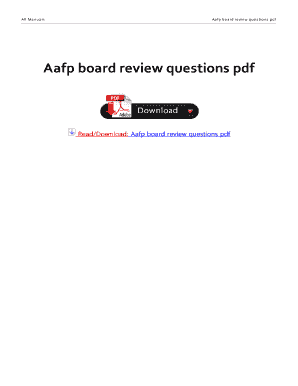 Aafp Board Review Questions - Fill Online, Printable, Fillable, Blank ...