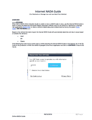Fillable Online Internet NADA Guide Fax Email Print - pdfFiller