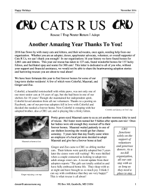 Fillable Online CATS R US Fax Email Print - pdfFiller