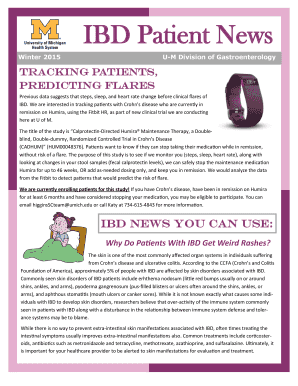 Fillable Online IBD Patient News Fax Email Print - pdfFiller