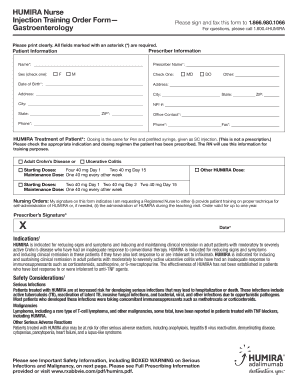 Fillable Online Injection Training Order Form Fax Email Print - pdfFiller