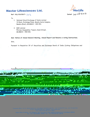 Fillable Online Nectar Lifesciences Ltd Fax Email Print - pdfFiller