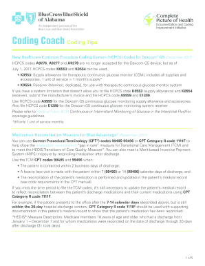 Fillable Online New Healthcare Common Procedure Coding System (HCPCS ...