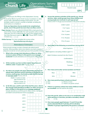Fillable Online Operations Survey Fax Email Print - pdfFiller