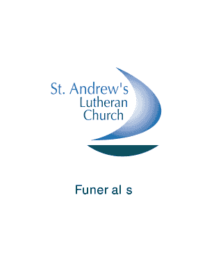 Fillable Online Purpose of a Funeral or a Memorial Service Fax Email ...