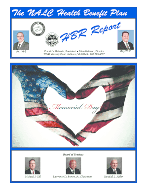 Fillable Online The NALC Health Benefit Plan HBR Report Fax Email Print ...