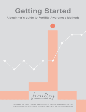 Fillable Online A beginners guide to Fertility Awareness Methods Fax ...
