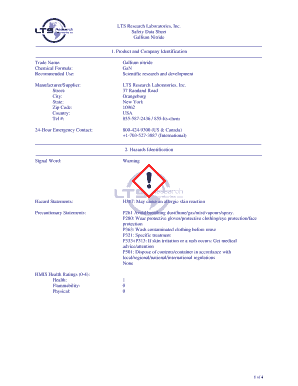 Fillable Online H317: May cause an allergic skin reaction Fax Email ...