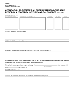 Fillable Online Certificate of Title - Landgate Fax Email Print - pdfFiller