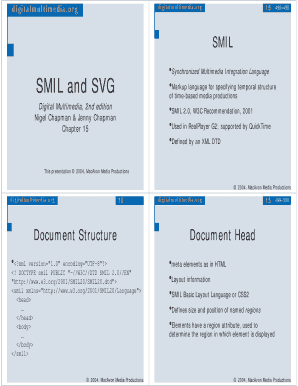 Fillable Online Synchronized Multimedia Integration Language Fax Email ...