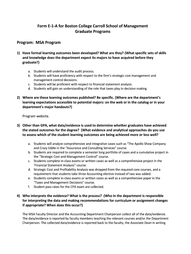 Fillable Online Program: MSA Program Fax Email Print - pdfFiller