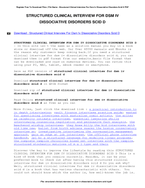 Fillable Online Register Free To Download Files File Name : Structured ...