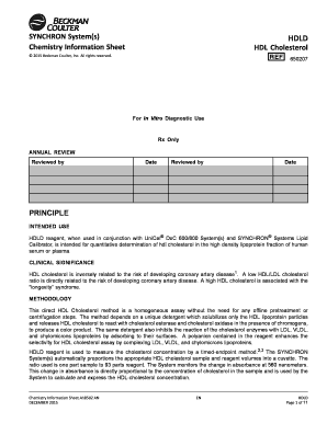 Fillable Online HDLD reagent, when used in conjunction with UniCel DxC ...