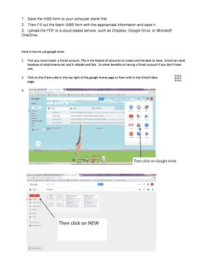 Fillable Online Save the IABS form to your computer blank first Fax ...