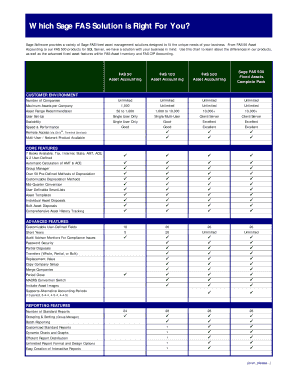 Fillable Online Which Sage FAS Solution is Right For You Fax Email ...