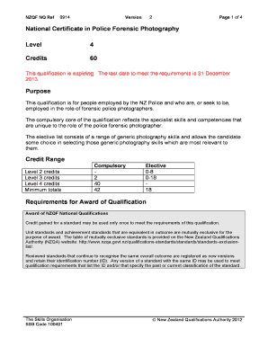 Fillable Online National Certificate in Police Forensic Photography Fax ...