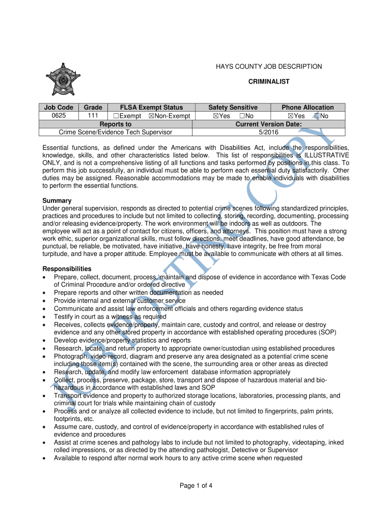 Fillable Online FLSA Exempt Status Fax Email Print - pdfFiller