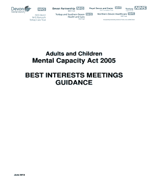 Fillable Online Context - Why best interests decision-making is ...