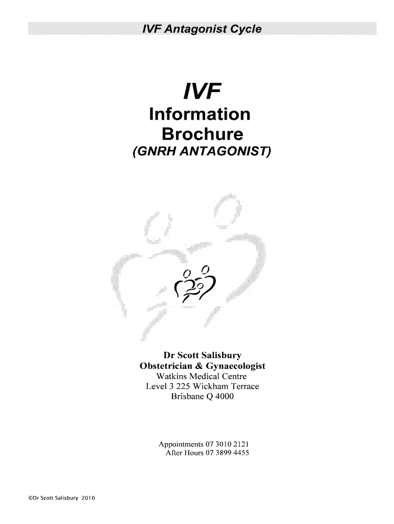 Fillable Online IVF Antagonist Cycle Fax Email Print - pdfFiller