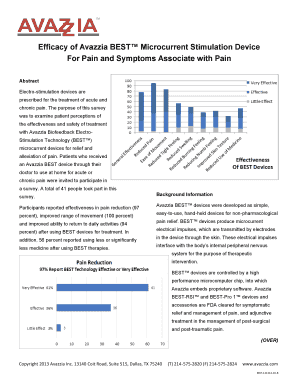 Fillable Online Efficacy of Avazzia BEST Microcurrent Stimulation ...