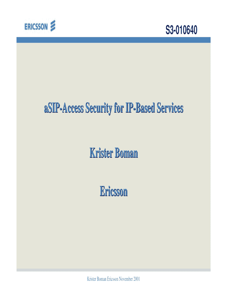 Fillable Online aSIP-Access Security for IP-Based Services Fax Email Print - pdfFiller