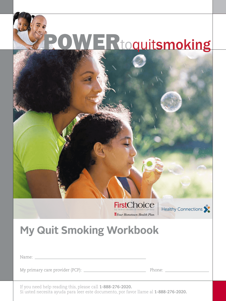 Fillable Online My Quit Smoking Workbook Fax Email Print - pdfFiller
