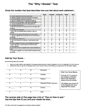Fillable Online The Why I Smoke Test Fax Email Print - pdfFiller