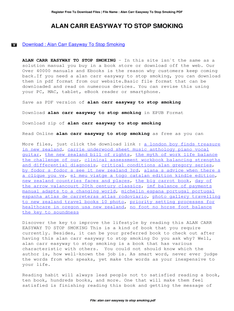 Fillable Online Register Free To Download Files File Name : Alan Carr ...