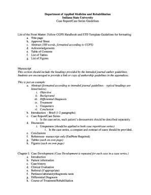 Fillable Online Case Report/Case Series Guidelines Fax Email Print ...