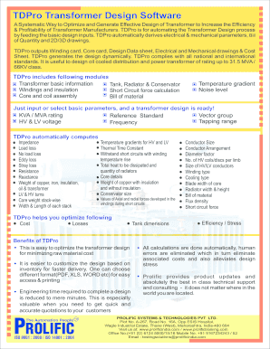 Transformer Design Software Download - Fill Online, Printable, Fillable ...
