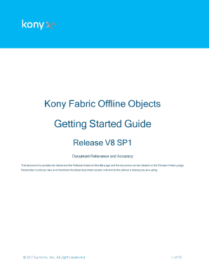 Fillable Online Kony Fabric Offline Objects Fax Email Print - pdfFiller