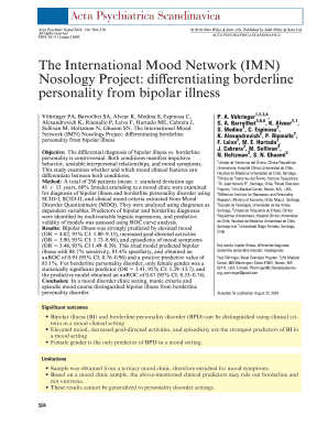 Fillable Online The International Mood Network (IMN) Fax Email Print ...