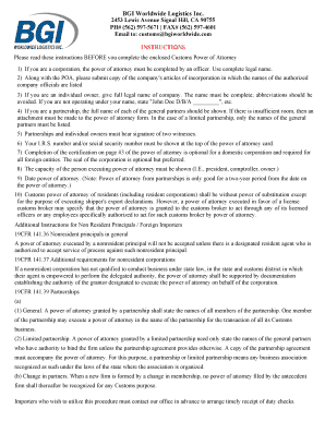 Fillable Online BGI Worldwide Logistics Inc Fax Email Print - pdfFiller