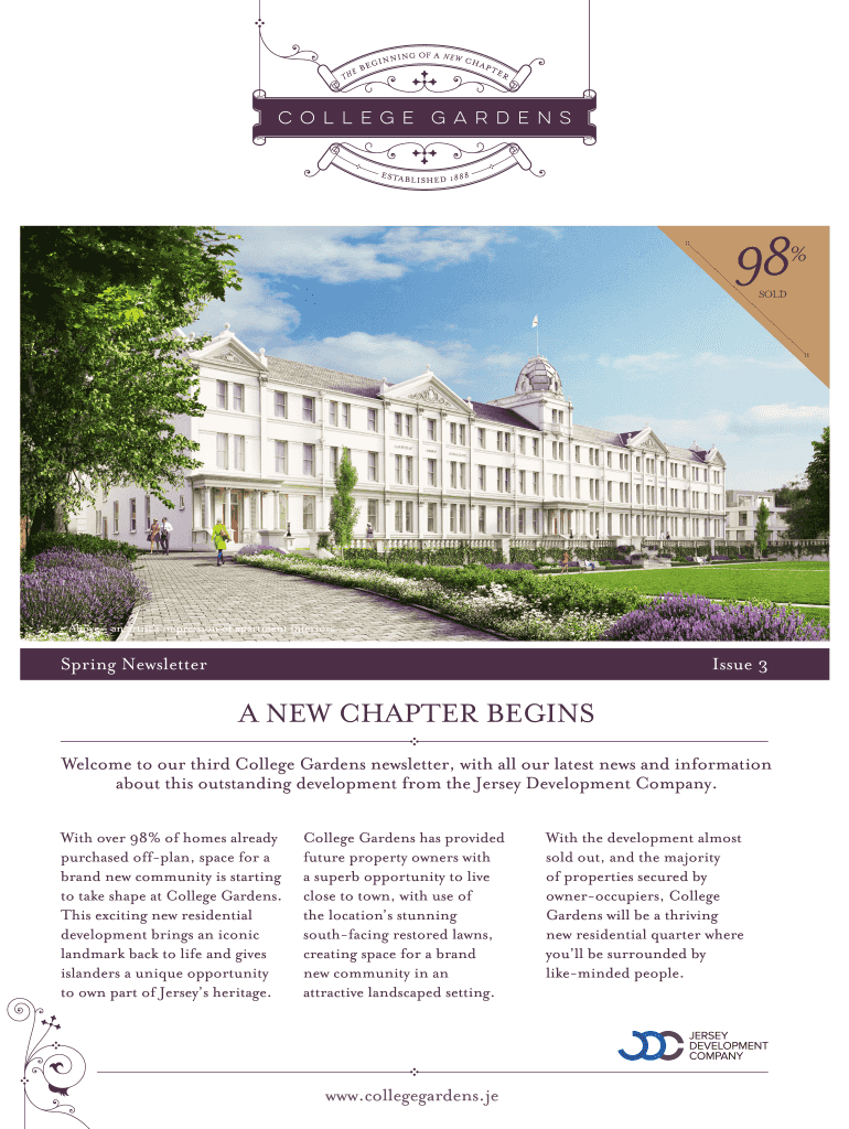 Fillable Online A NEW CHAPTER BEGINS Fax Email Print - pdfFiller