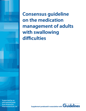 Fillable Online Consensus guideline Fax Email Print - pdfFiller