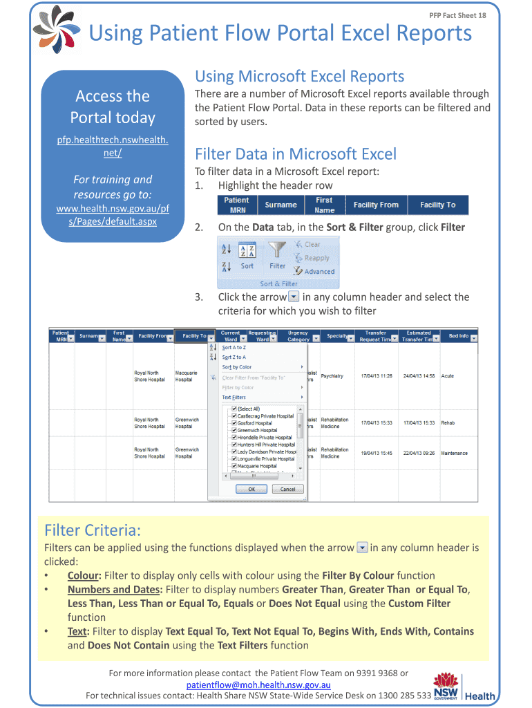 Fillable Online PFP Fact Sheet 18 Fax Email Print - pdfFiller