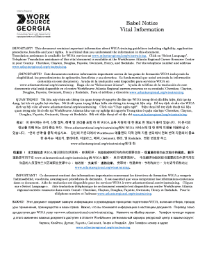 Fillable Online Babel Notice Fax Email Print - pdfFiller