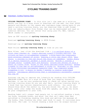 Fillable Online Register Free To Download Files File Name : Cycling ...