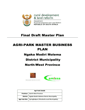 Fillable Online Final Draft Master Plan Fax Email Print - pdfFiller
