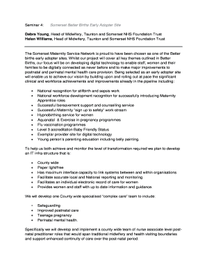 Fillable Online Seminar 4: Fax Email Print - pdfFiller