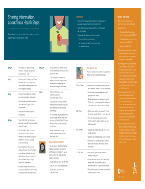 Fillable Online about Texas Health Steps Fax Email Print - pdfFiller