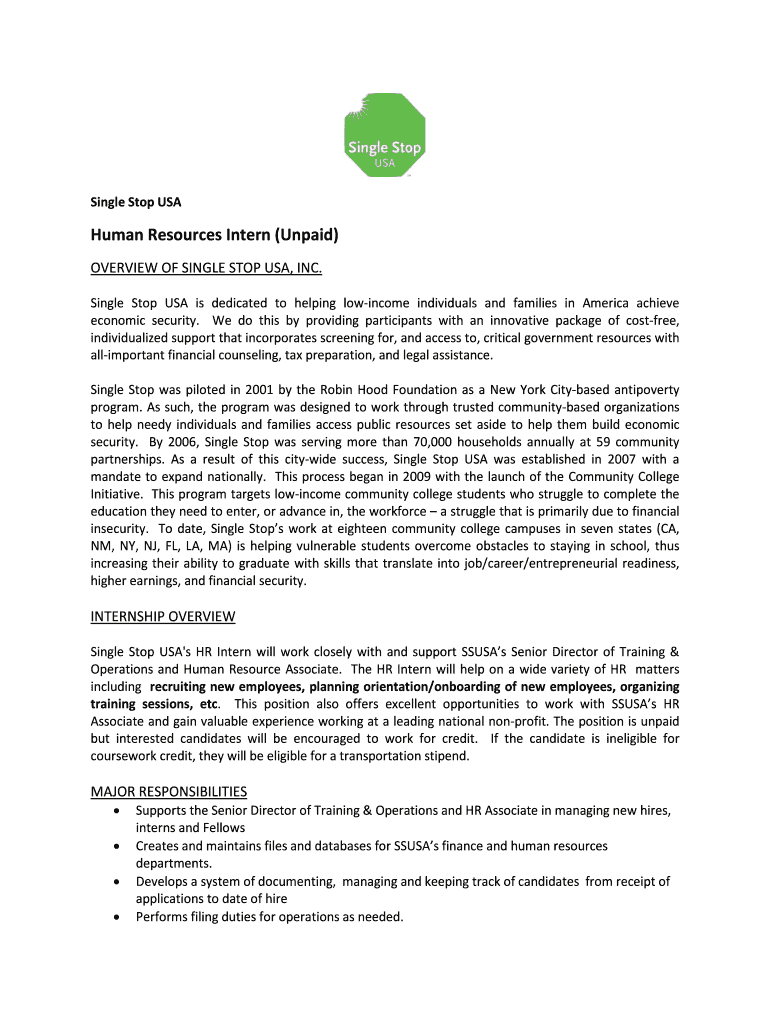 Fillable Online Single Stop USA Fax Email Print - pdfFiller