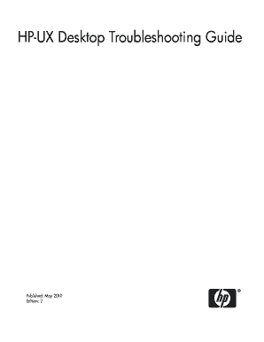 Fillable Online HP-UX Desktop Troubleshooting Guide Fax Email Print ...