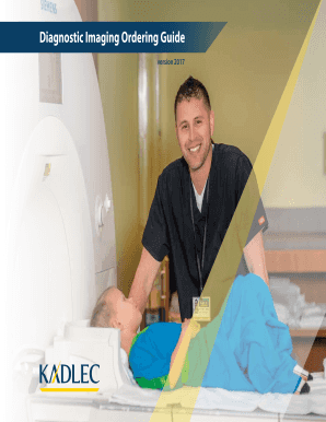 Fillable Online Diagnostic Imaging Ordering Guide Fax Email Print ...