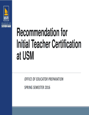 Fillable Online Initial Teacher Certification Fax Email Print - pdfFiller