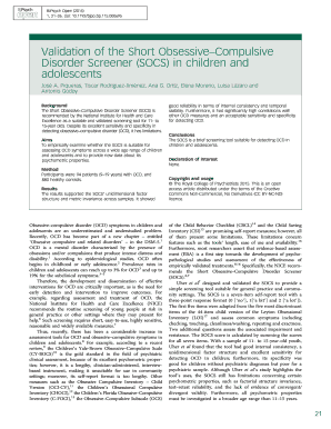 Fillable Online Y BOCS Symptom Checklist Fax Email Print - pdfFiller